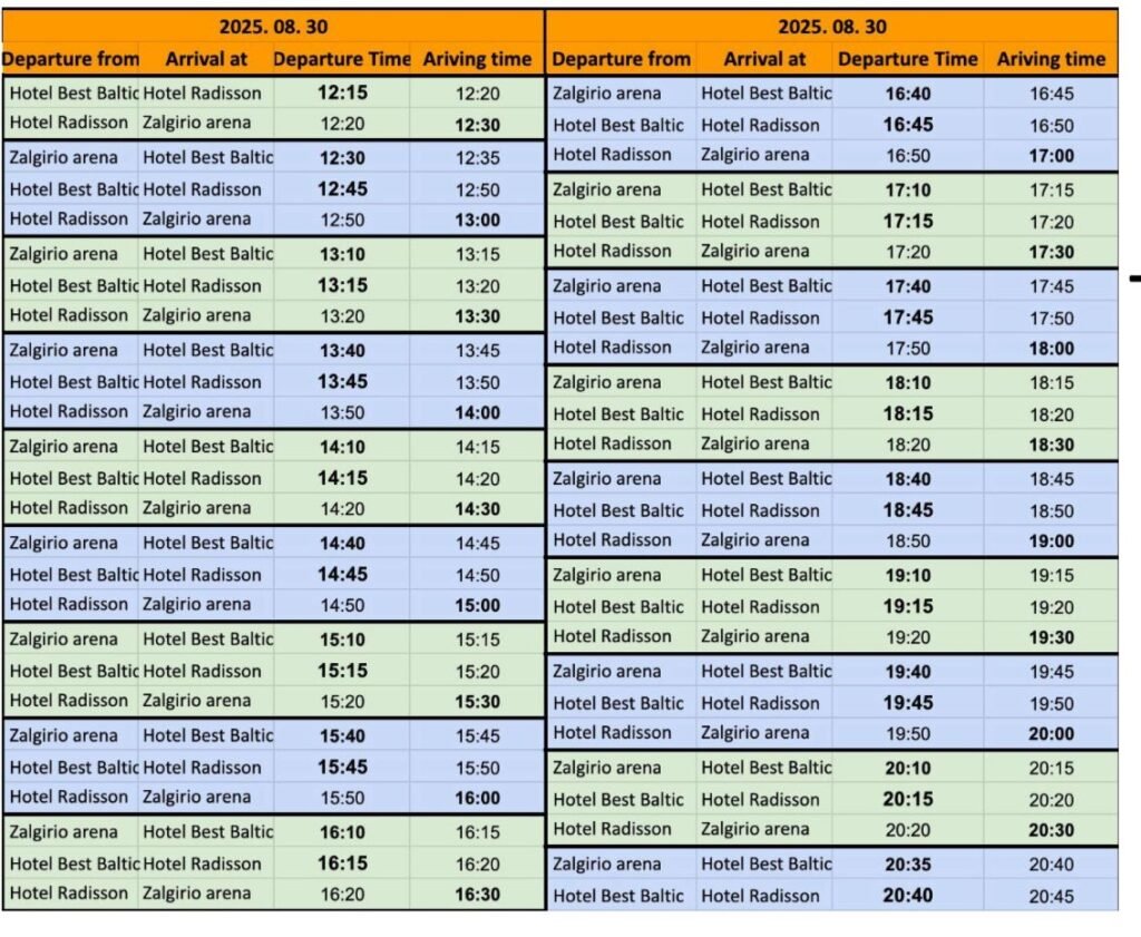 UIPM 2025 Pentathlon Schedule – Full Event Timetable